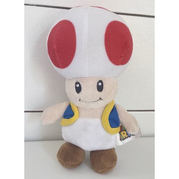 Nintendo | Toys | Toad Plush Red Super Mario Bros Nintendo Licensed 6 ...